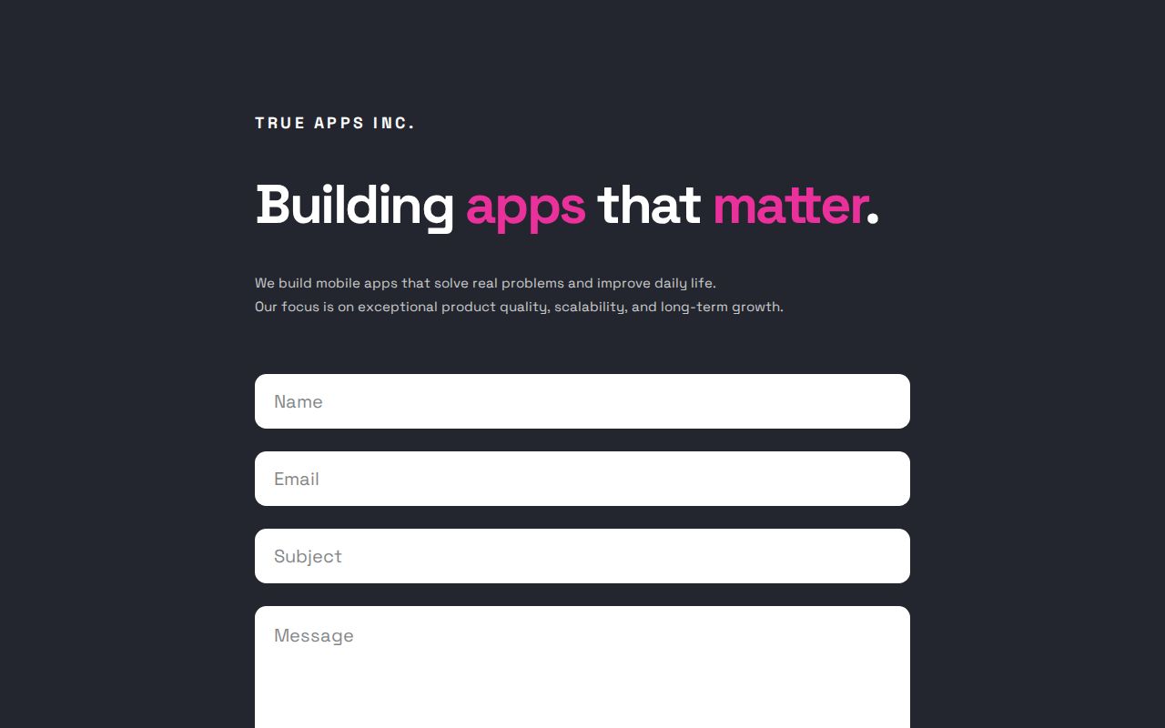 True Apps, Inc.